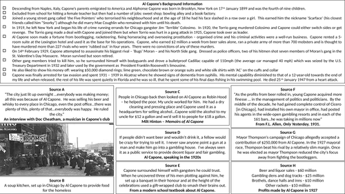 Al Capone: A Life of Crime | Teaching Resources