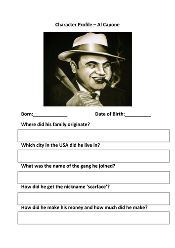 Al Capone: A Life of Crime | Teaching Resources