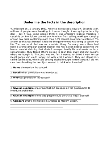 Al Capone: A Life of Crime | Teaching Resources