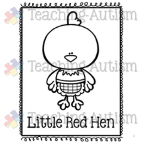 Little Red Hen Vocabulary Cards | Teaching Resources