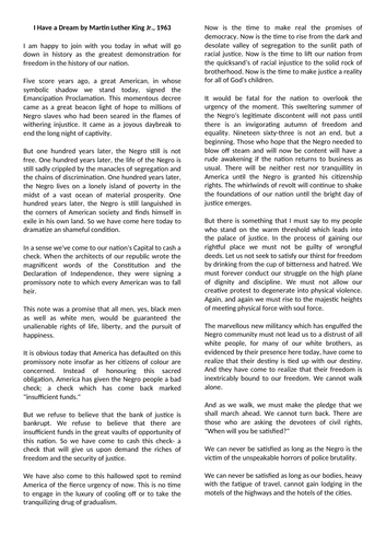 The March on Washington, 1963: I Have a Dream | Teaching Resources