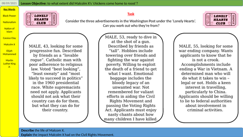 Malcolm X | Teaching Resources