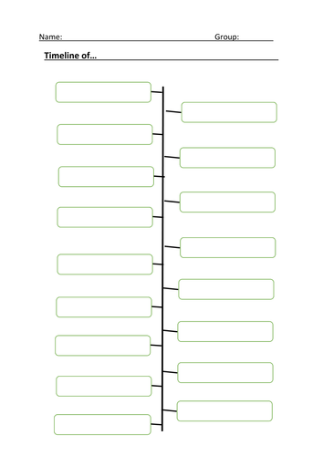 Create a Timeline - Templates | Teaching Resources