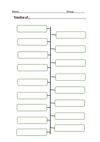Create a Timeline - Templates | Teaching Resources