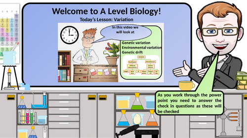 A Level Biology Causes of Variation Lesson & Activities | Teaching ...