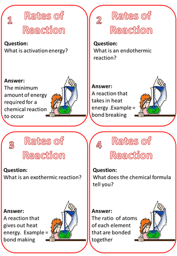 Edexcel 9-1 TOPIC 7 CC14 CC15 Rates of reaction and energy changes ...