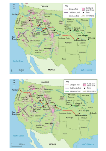 American West - Oregon Trail/Donner Party. | Teaching Resources