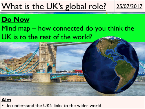Human Geography of the UK | Teaching Resources