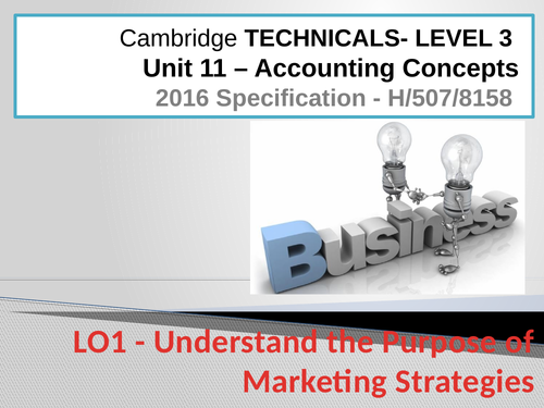 Cambridge Technicals - Business Studies Level 3 - 2016 Spec -Unit 06 ...