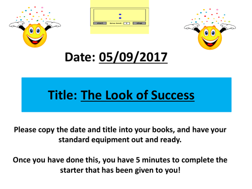 What is Success? A Life Skills/Citizenship lesson for students ...