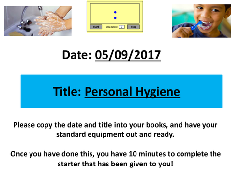 Personal Hygiene! A Life Skills/Citizenship lesson for students ...