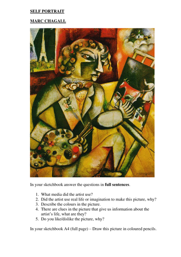 Example Artists/Artwork/Art Fact sheets/worksheets KS2 ART Resources ...