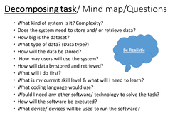 GCSE Computer Science example Project Walkthrough - Structure ...
