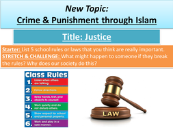 2.1 Justice - Topic: Crime and Punishment through Islam - New Edexcel ...