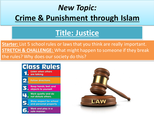 Crime and Punishment through Islam - Entire Topic for Edexcel Spec B ...