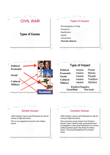 Causes of the English Civil War FREE Edition (4 Lessons) | Teaching ...