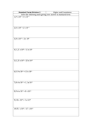 GCSE Maths - Standard Form Division - 30 Questions and Worked Answers ...