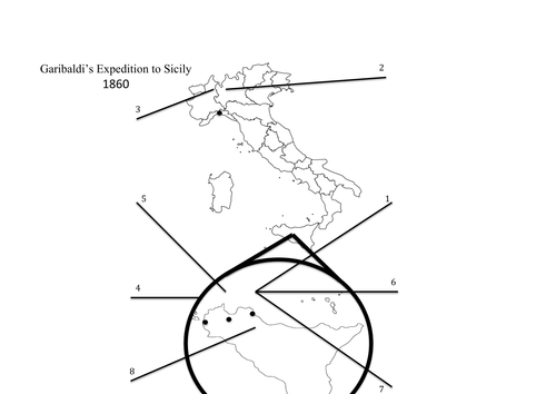 Unification of Italy, 1830-1870: Garibaldi's Expedition to Sicily ...