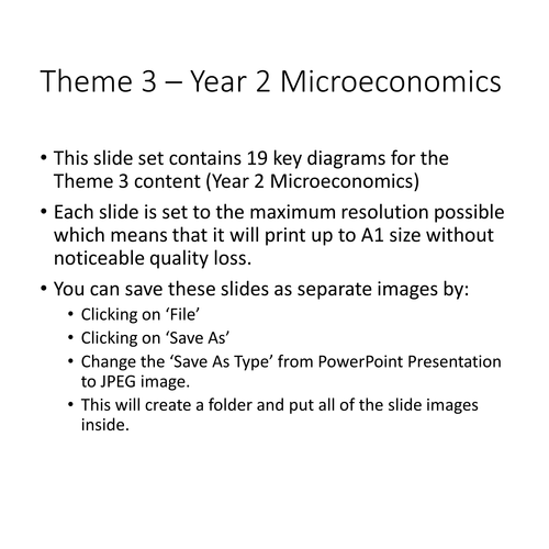 Economics Diagrams (A Level - Theme 3 Year 2 Microeconomics) | Teaching ...
