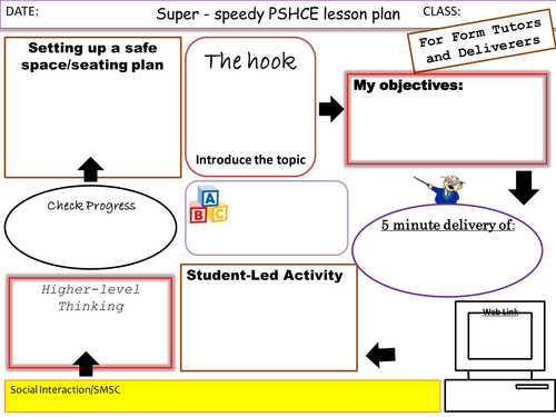 PSHCE Secondary Easy Lesson Plan | Teaching Resources