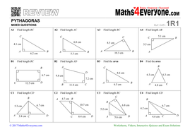 GCSE Revision (Pythagoras) | Teaching Resources