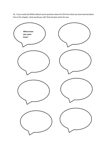 Goodnight Mr Tom Chapters 1-3 | Teaching Resources