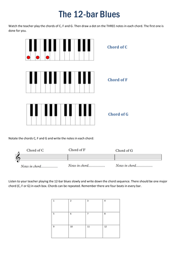 Rock 'n' Roll - The 12-Bar Blues | Teaching Resources