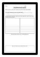 Ancient Greeks - Architecture Worksheets | Teaching Resources