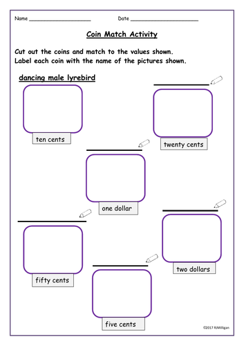 Australian Coins: Money Presentation, Non Fiction Reading Comprehension ...