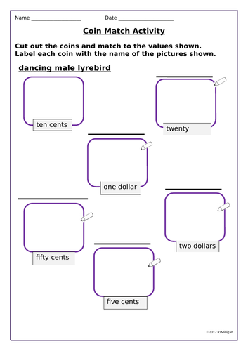 Australian Coins: Money Presentation, Non Fiction Reading Comprehension ...