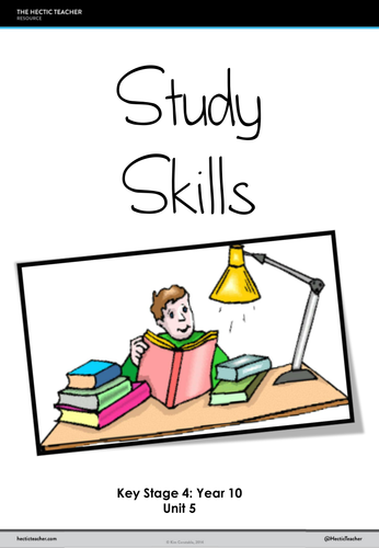 KS4 PSHE - Study Skills Complete Unit of work | Teaching Resources