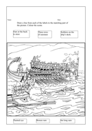 Ancient Greece - Greeks - Trireme Worksheets (Boats, ships, Battle of ...