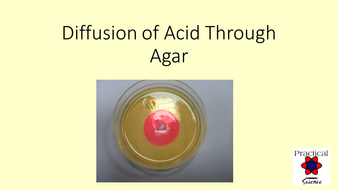 Measuring diffusion practical. | Teaching Resources