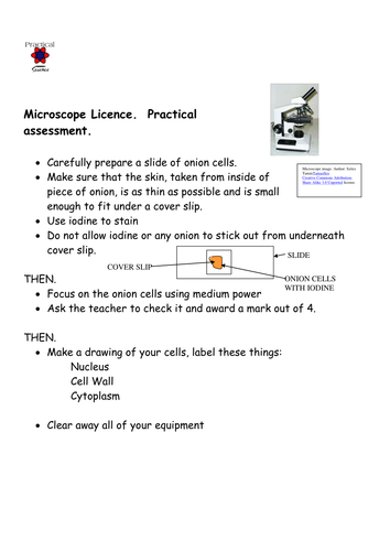 KS3 (and 4) Science - working scientifically. Microscope Licence ...