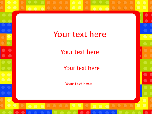 Building Blocks PowerPoint Templates for Back to School or Class ...