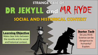 Dr Jekyll and Mr Hyde: Social and Historical Context! | Teaching Resources