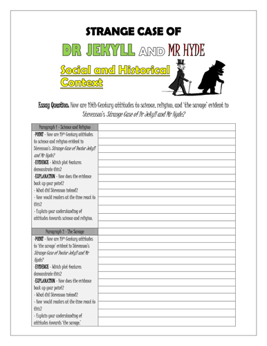 Dr Jekyll and Mr Hyde: Social and Historical Context! | Teaching Resources
