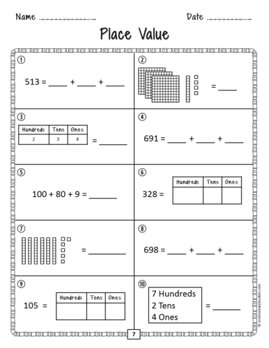 Place Value to 1000 - Bundle Pack | Teaching Resources