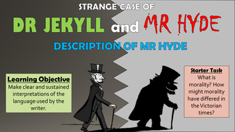 Dr Jekyll and Mr Hyde: Description of Mr Hyde! | Teaching Resources