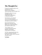 'The Thought Fox' poem by Ted Hughes | Teaching Resources