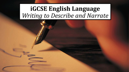 Igcse English Language Introduction To Descriptive Writing Teaching