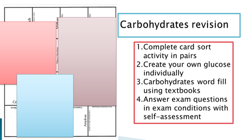 Carbohydrates revision - module 2 | Teaching Resources