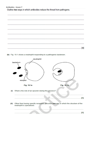 NEW Spec -A level Biology - OCR - Module 4 - chapter 10 - disease ...