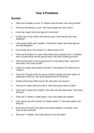Problem Solving Questions - Worksheet - Year 4 | Teaching Resources