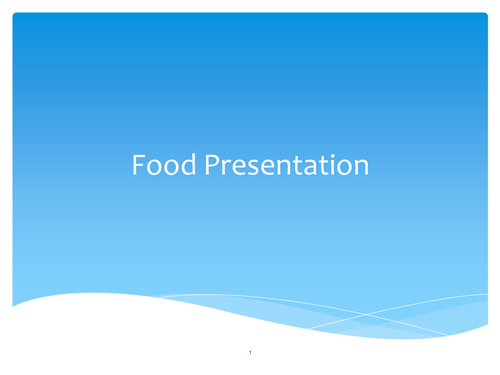GCSE Food and Nutrition PowerPoint for food presentation | Teaching ...
