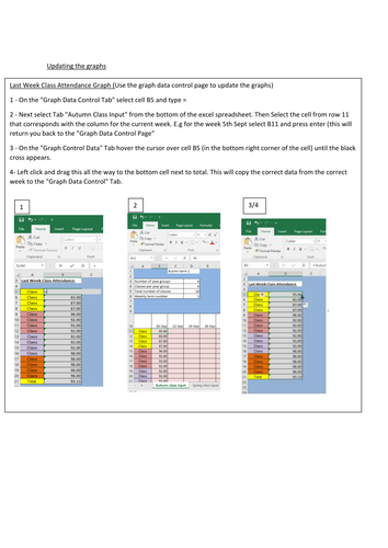 Automatic attendance tracking graphs – showing weekly, termly and YTD ...