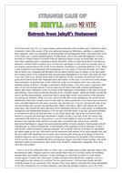 Dr Jekyll and Mr Hyde: Duality of Human Nature! | Teaching Resources