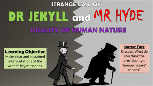 Dr Jekyll and Mr Hyde: Duality of Human Nature! | Teaching Resources