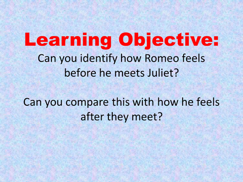 Romeo and Juliet | Teaching Resources