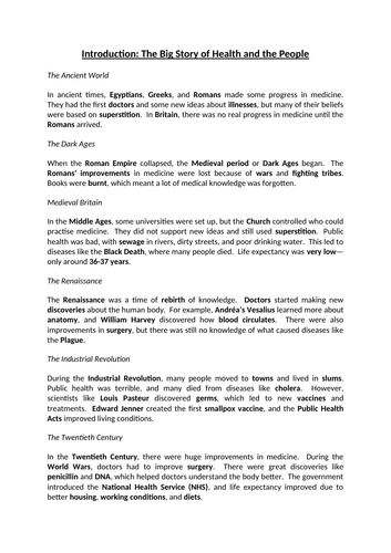 Introduction to Britain: Health and the People: c1000 to the Present ...